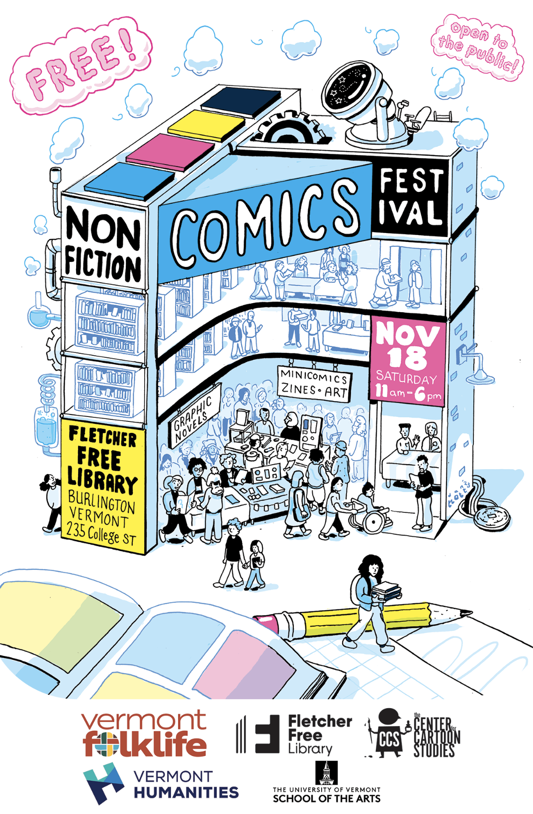 Non-Fiction Comics Festival « The Center for Cartoon Studies